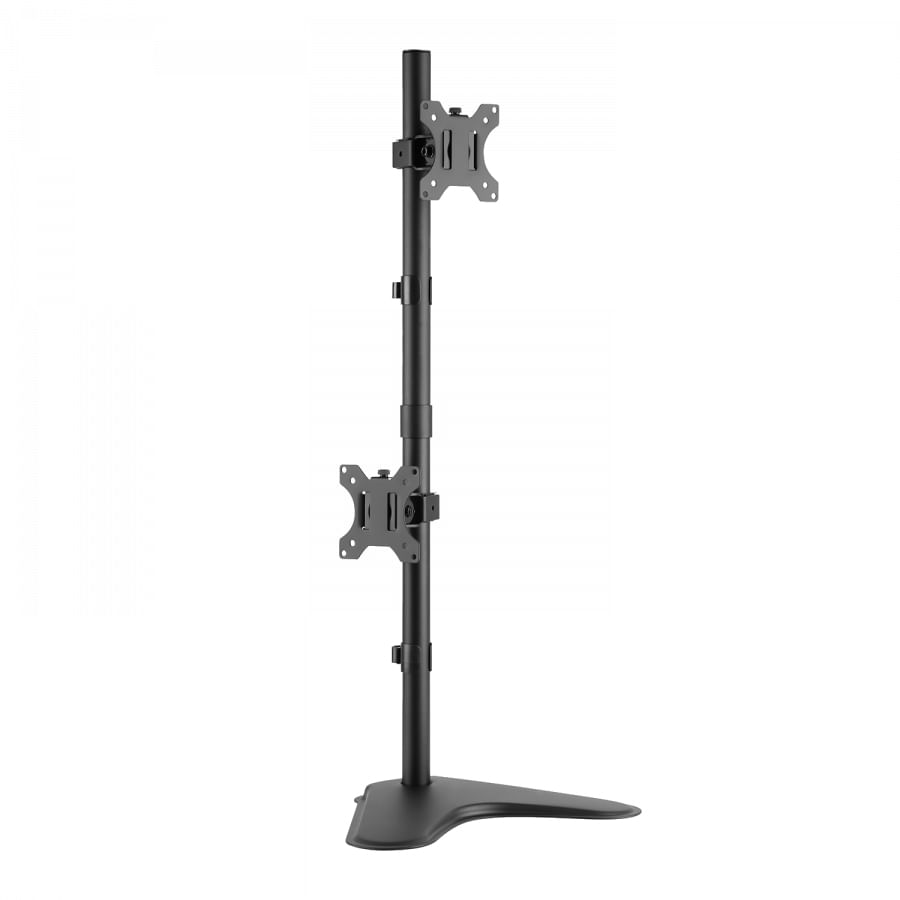 DUAL STACK MONITOR DESK STAND 13-32IN TILT SWIVEL ROTA TE - PCBox