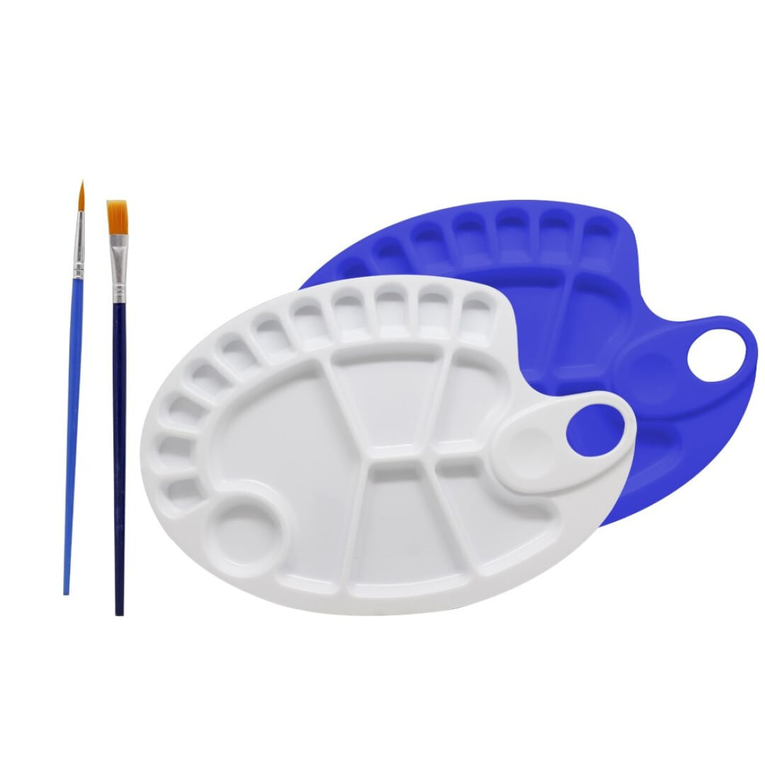 PALETA PINTURA PVC + 2 PINCELES BISMARK 327899 - PCBox