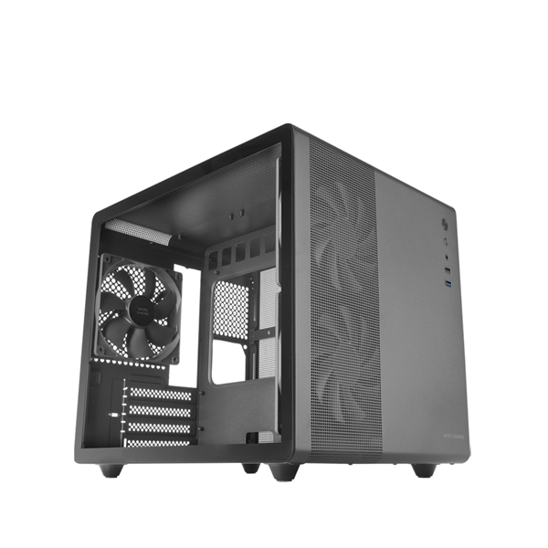 CAJA COMPACTA MICROATX TACENS MARS GAMING MCM PRO BLACK FRONTAL MESH ...
