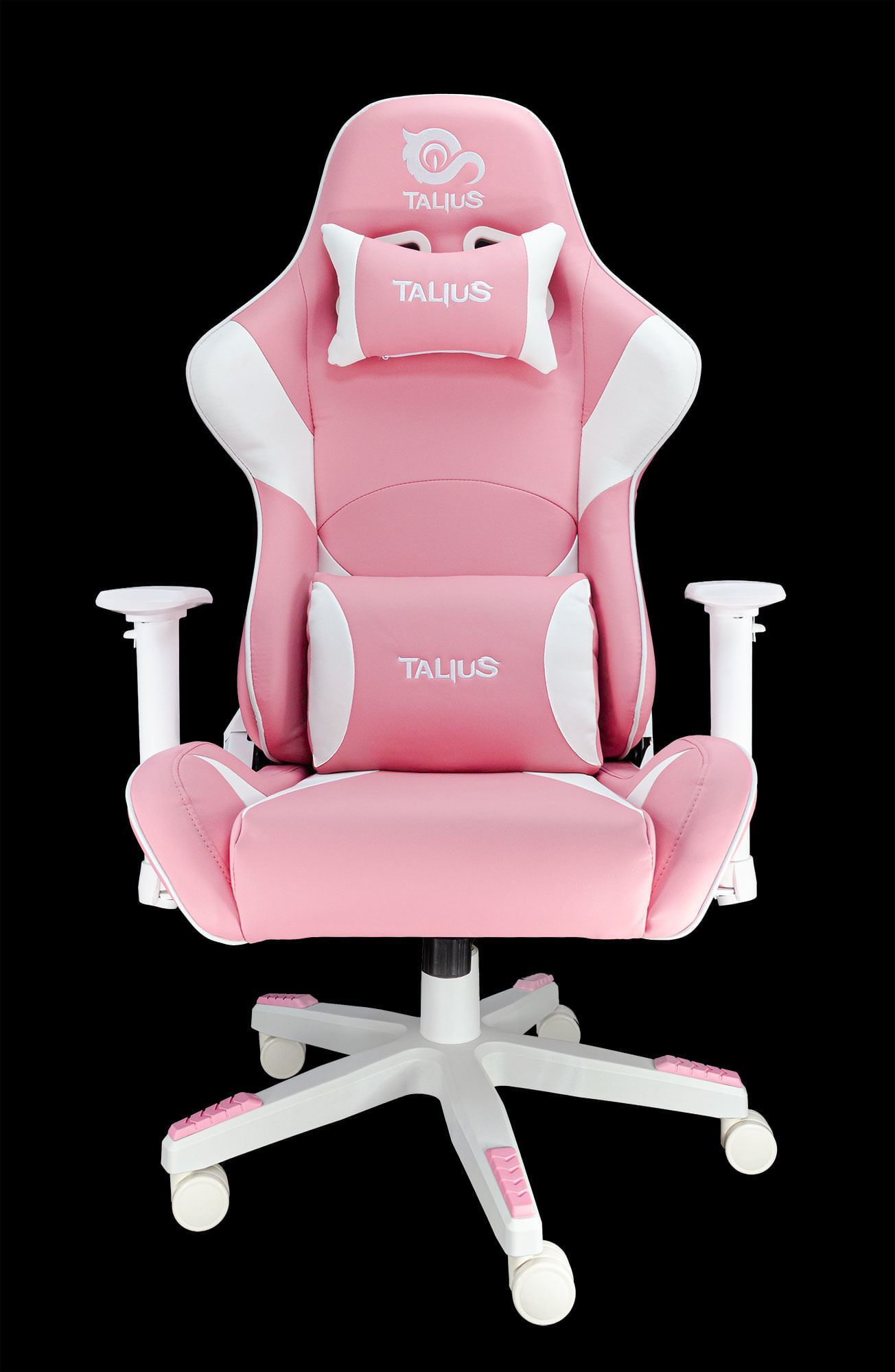 SILLA GAMING TALIUS DRAGONFLY - BLANCO/ROSA - PCBox