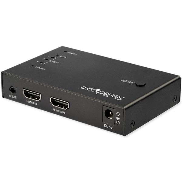 4 PORT HDMI VIDEO SWITCH 3XHDMI 1X DISPLAYPORT 4K 60 HZ - PCBox