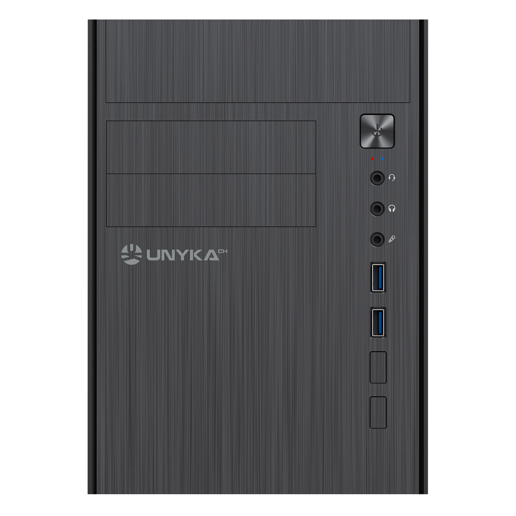 UNYKA Caja Micro ATX Aero C12 V1 Negro - PCBox