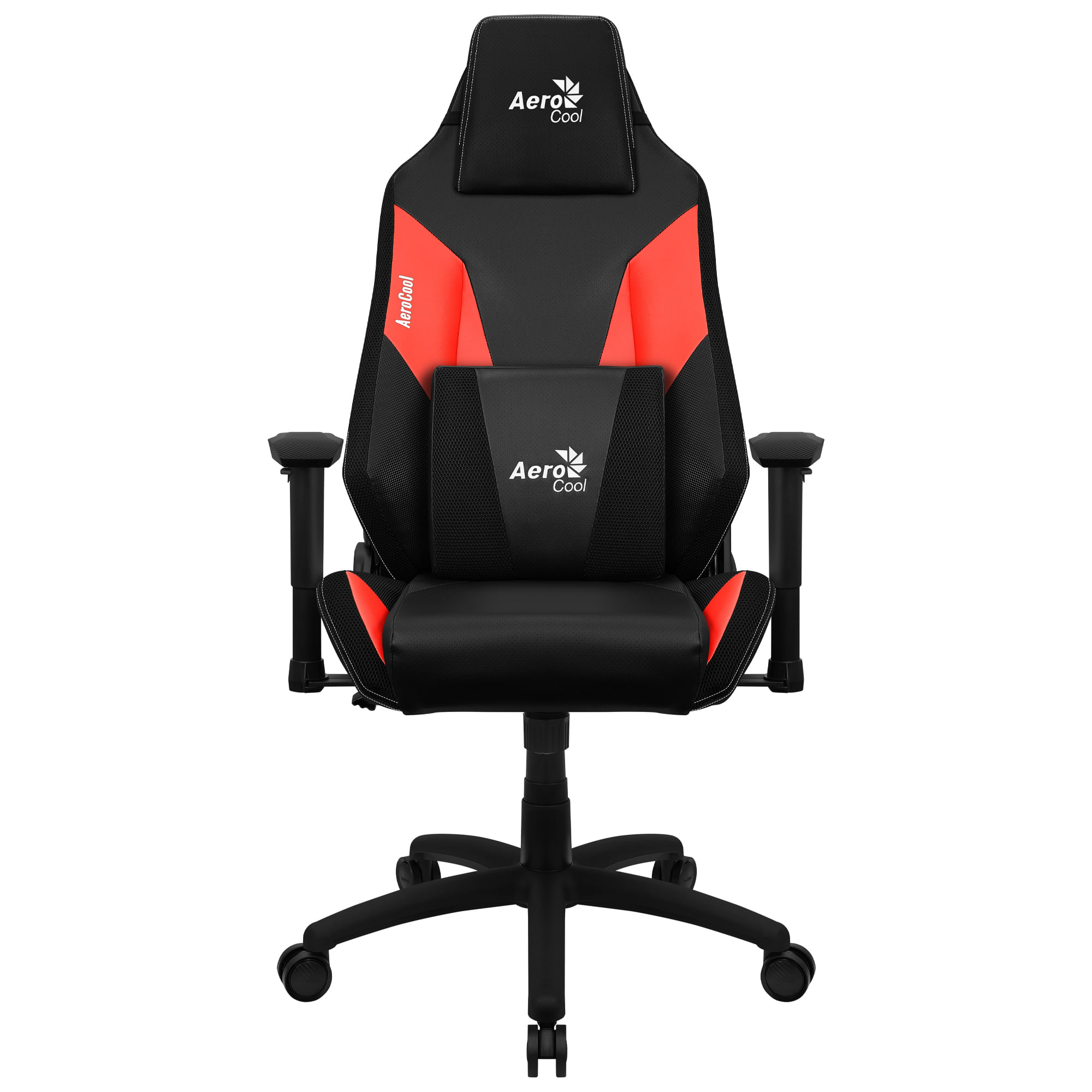 SILLA GAMING AEROCOOL ADMIRAL - NEGRA/ROJA - PCBox