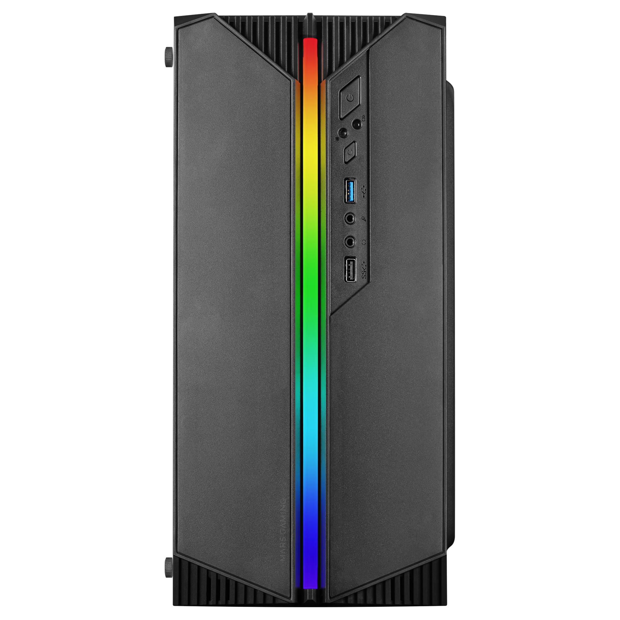 MARS GAMING MC-S1 Negro Caja PC Compacta Gaming Micro-ATX Iluminación ...