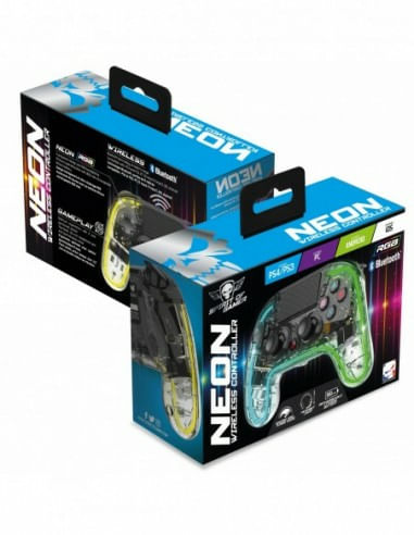 GAMEPAD SPIRIT OF GAMER NEON BLUETOOTH | PS3 / PS4 / PC / IOS / ANDROID ...