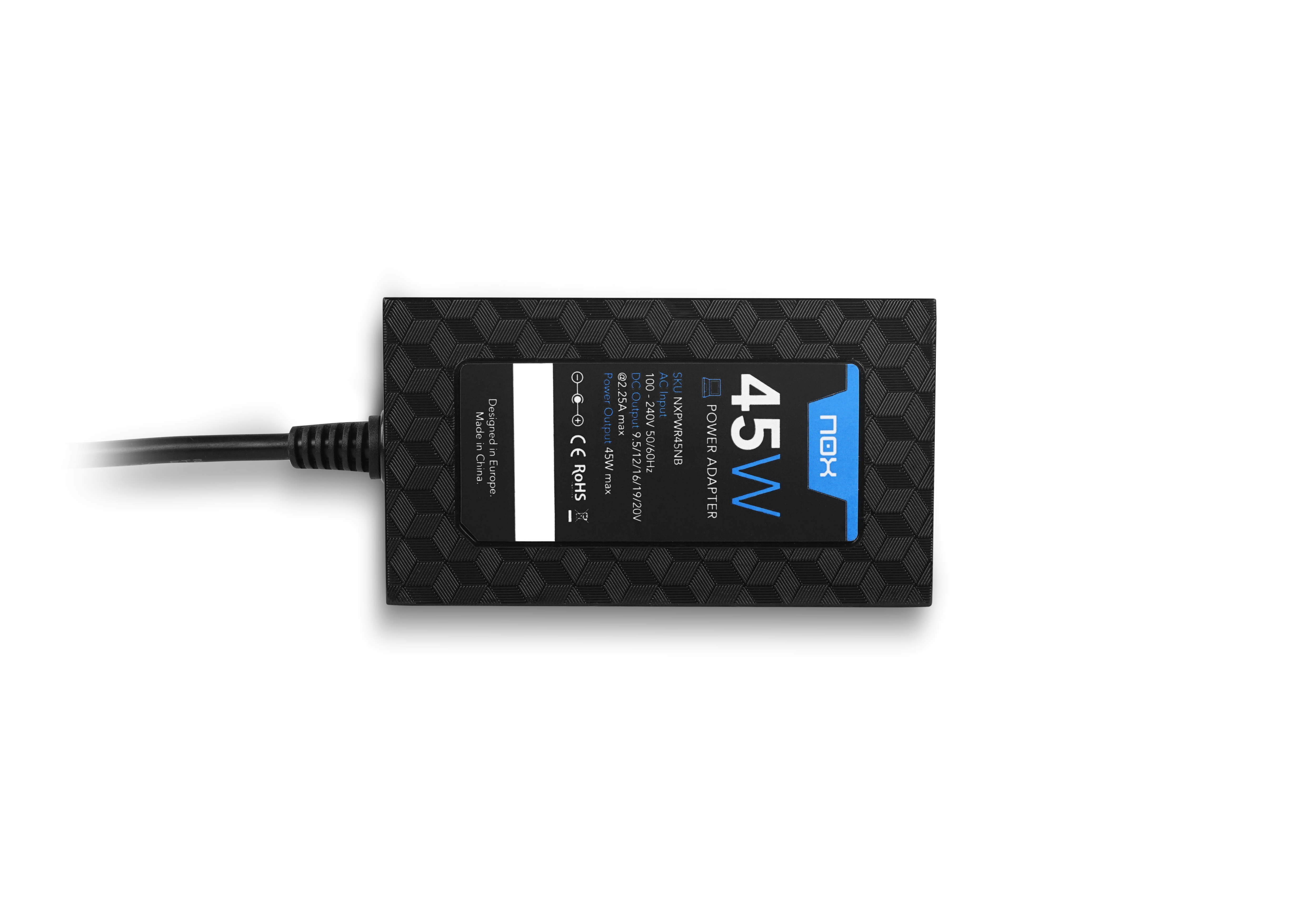 ADAPTADOR CORRIENTE UNIVERSAL 45W NOX - PCBox