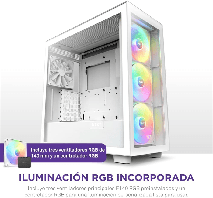 TORRE GAMING NZXT H7 ELITE RGB | ATX | BLANCA - PCBox