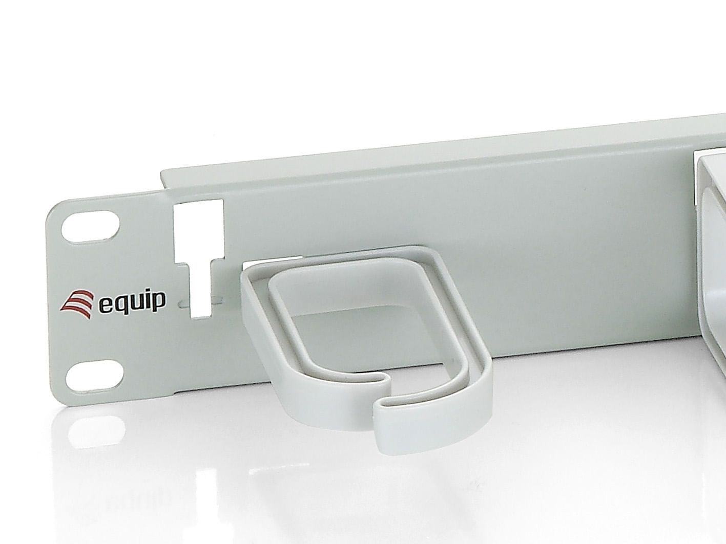 KIT 5 UDS PANEL ORGANIZADOR DE CABLES COLOR BLANCO PARA ARMARIO RACK ...