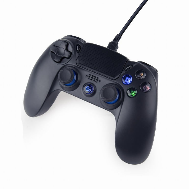 GEMBIRD MANDO DE JUEGO CON VIBRACIÇÊN CON CABLE PARA PLAYSTATION 4 O PC ...