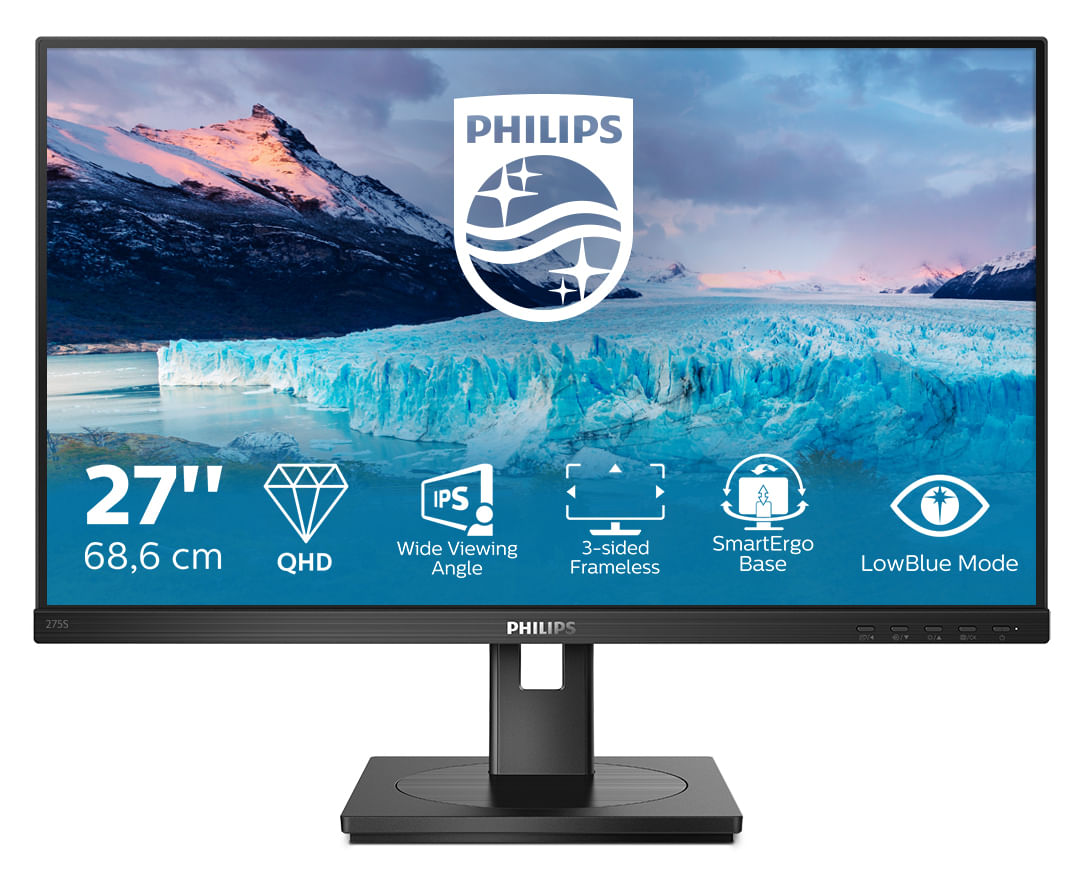 PHILIPS S Line 27" LCD IPS 2K Ultra HD HDMI Altavoces - PCBox