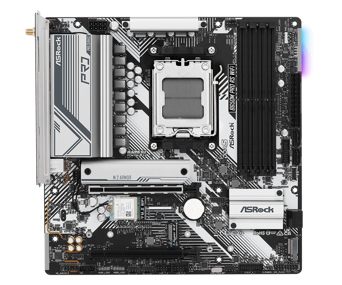 ASROCK AMD B650M Pro RS WiFi Socket AM5 - PCBox