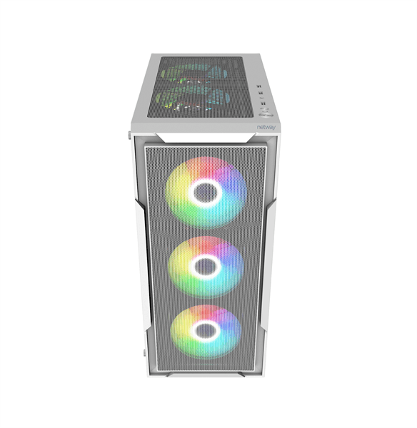 CAJA SEMITORRE NETWAY XG530 GAMING BLANCA ARGB S/F - PCBox