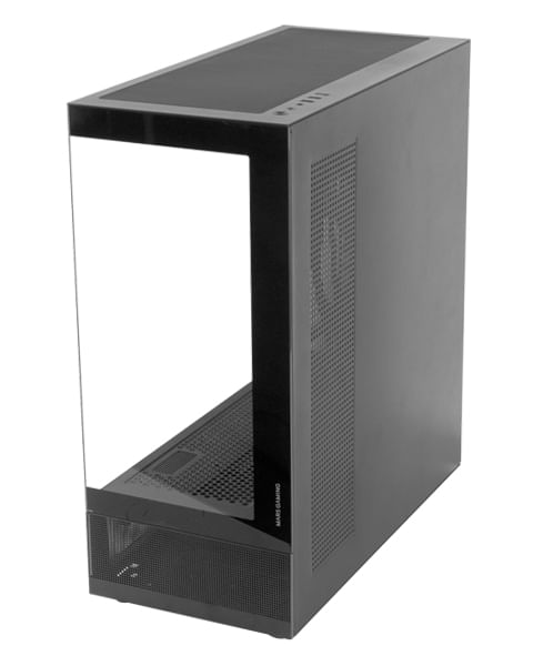 CAJA ATX SEMITORRE MARS GAMING MC-SET BLACK FRONTAL Y LATERAL DE ...