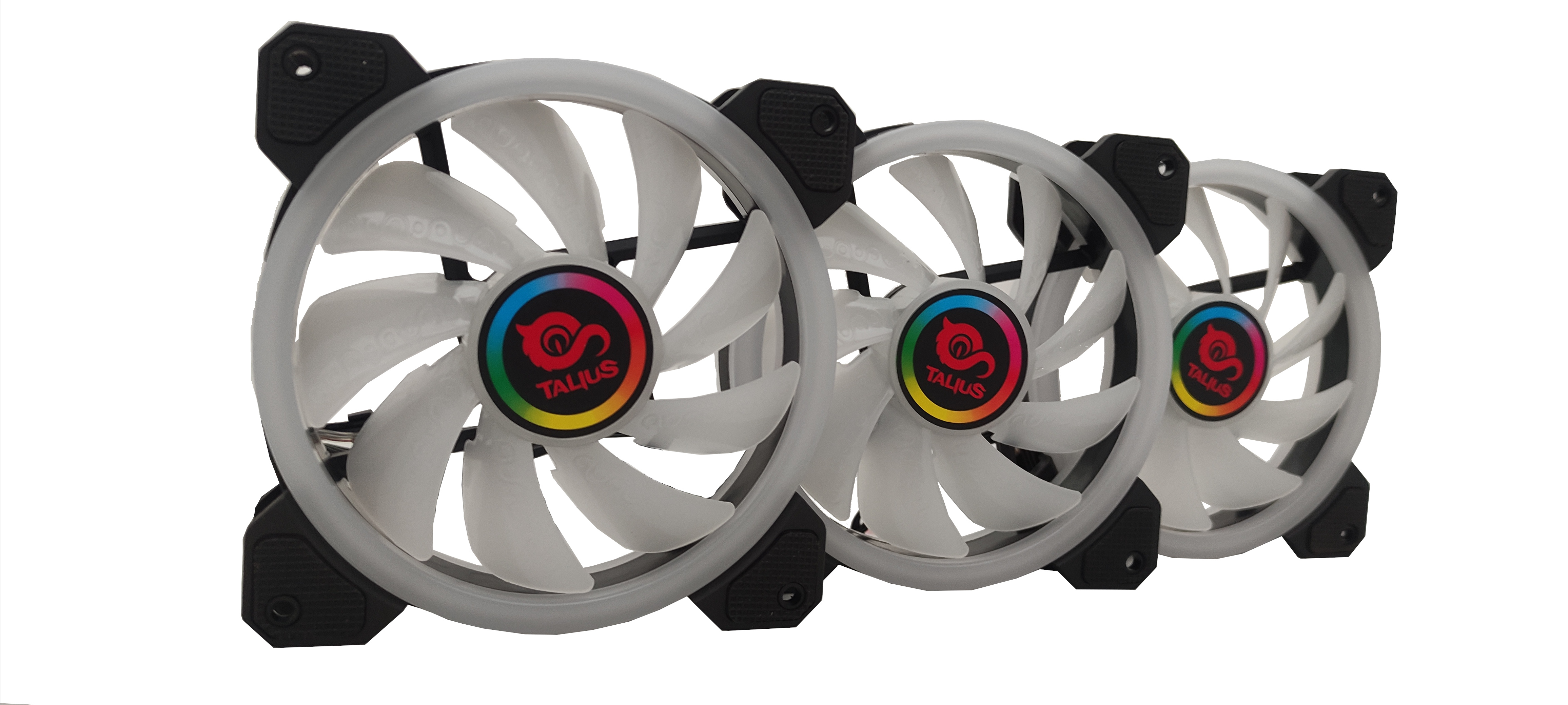 TALIUS IRIS SPECTRUM ARGB/CRONOS -KIT DE 3 VENTILADORES 120 MM COLOR ...