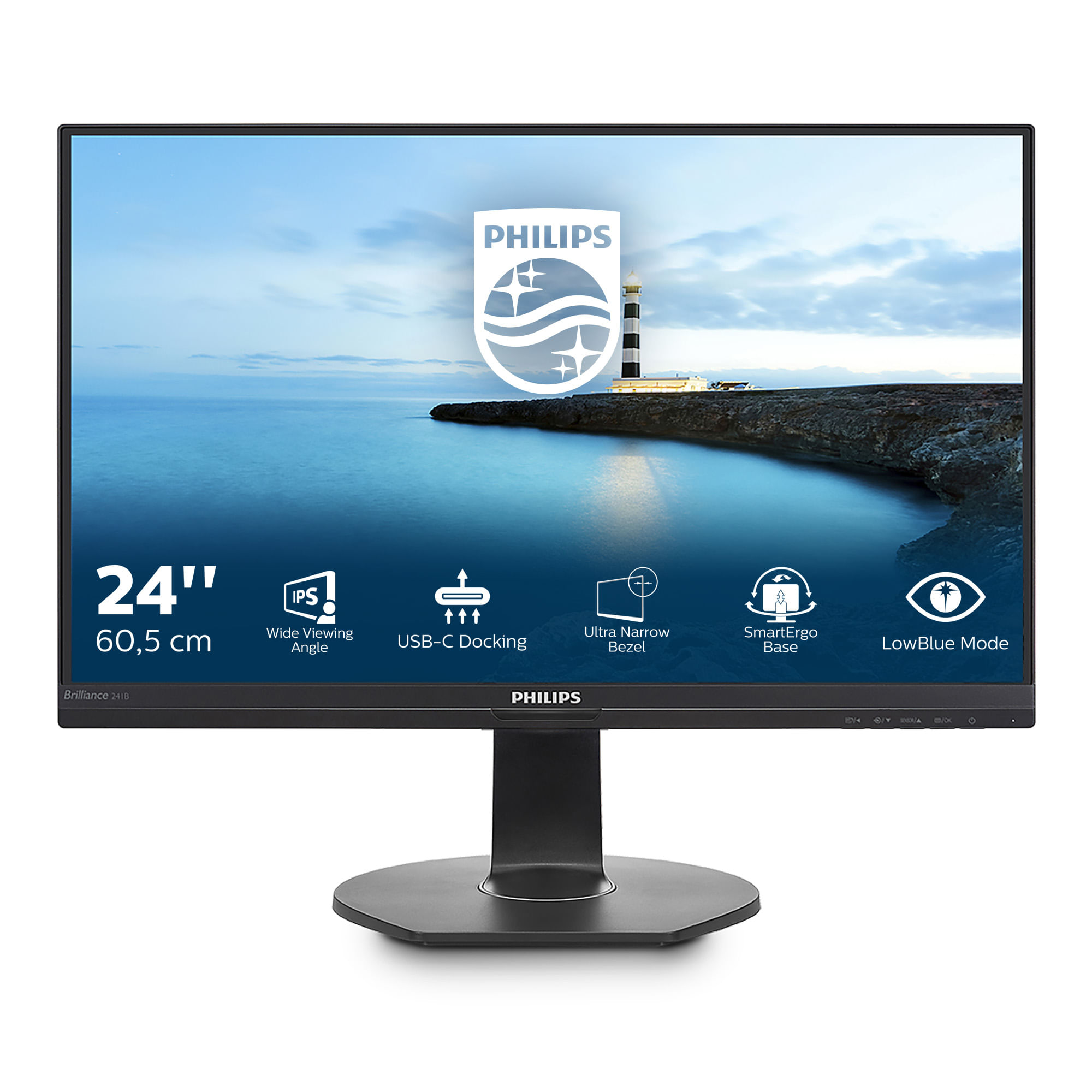 PHILIPS B Line 23.8" LCD IPS Full HD HDMI VGA Altavoces - PCBox