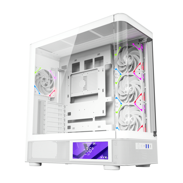 CAJA XYZ QUANTUM PRO WHITE ATX ARGB - PCBox