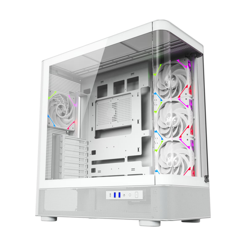 CAJA XYZ QUANTUM WHITE ATX ARGB - PCBox