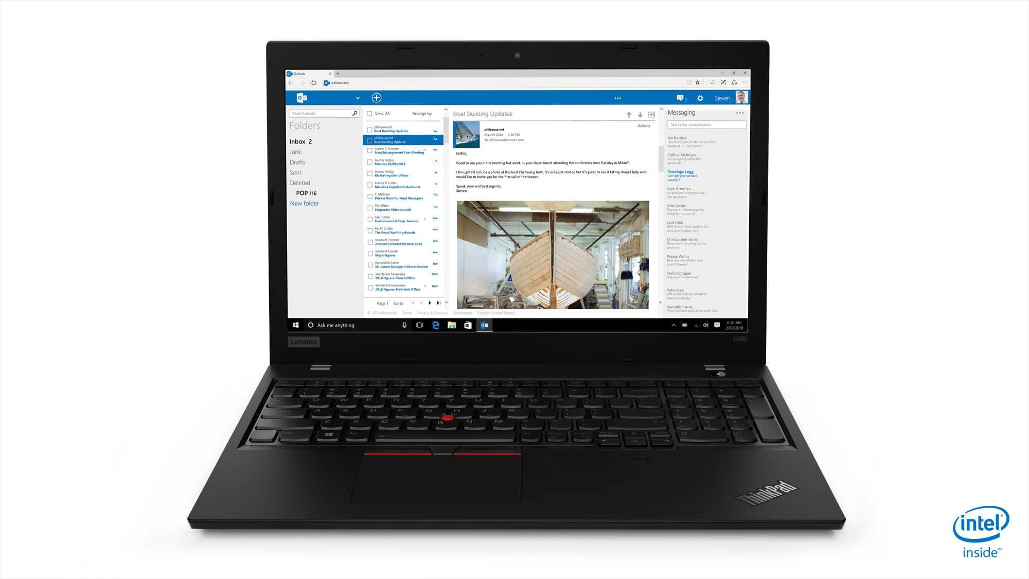 Portátil Reacondicionado LENOVO Thinkpad L590 15.6" / i5-8th / 16Gb ...