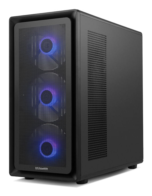 NOX Hummer Aero RGB preto - PCBox