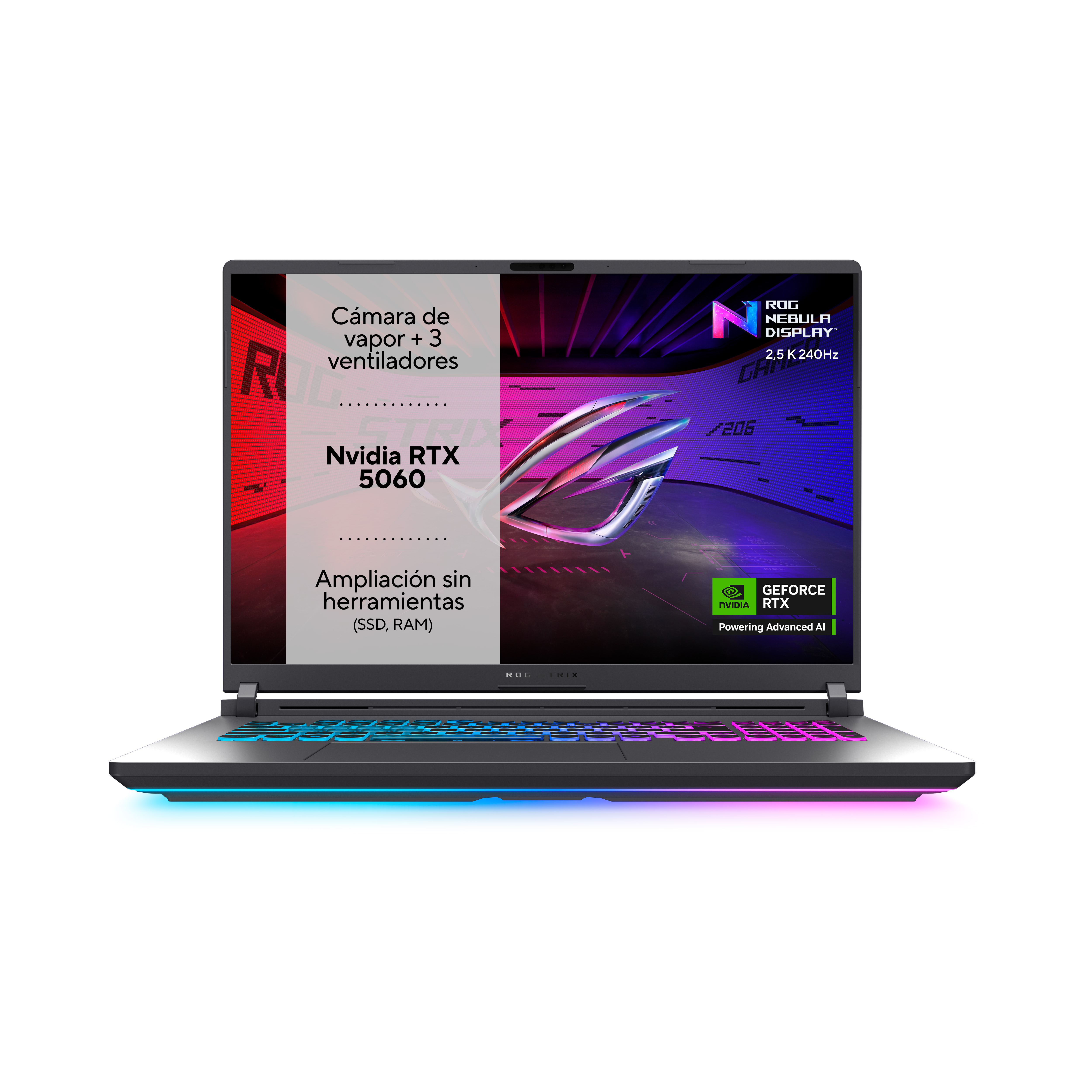 PORTATIL ASUS ROG STRIX G815JMR-S8001 i7-14650HX 32GB 1TB RTX5060 18 ...