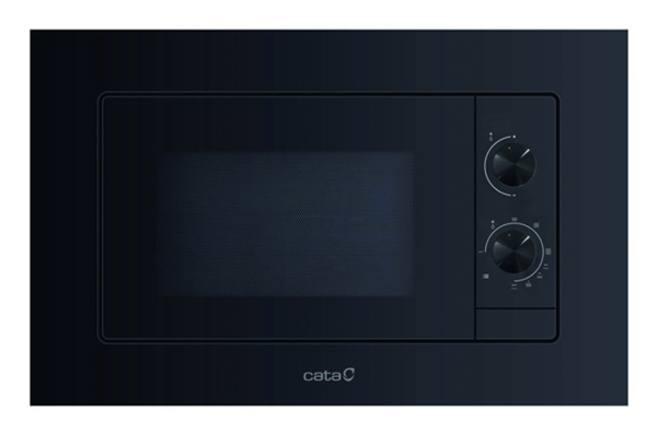 HORNO MICROONDAS INTEGRABLE CATA MC 20 M BK 20 LITROS SIN GRILL NEGRO