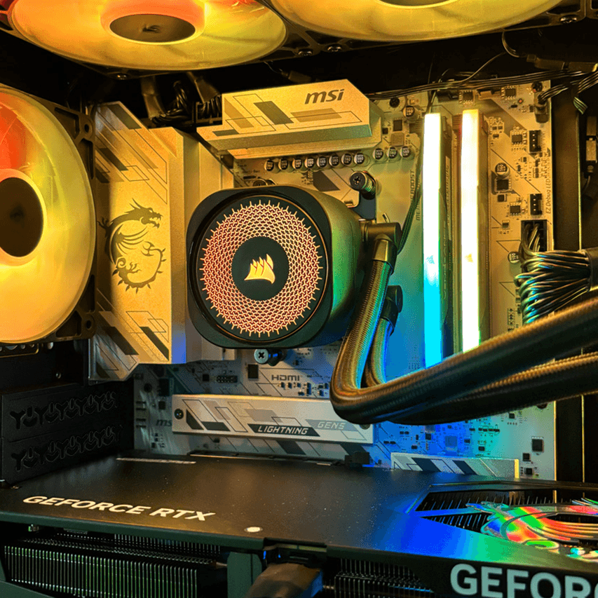 RANDOM iCue Certified AMD Ryzen 5 7500X3D, RTX 5070, 32GB, 1TB NVMe ...