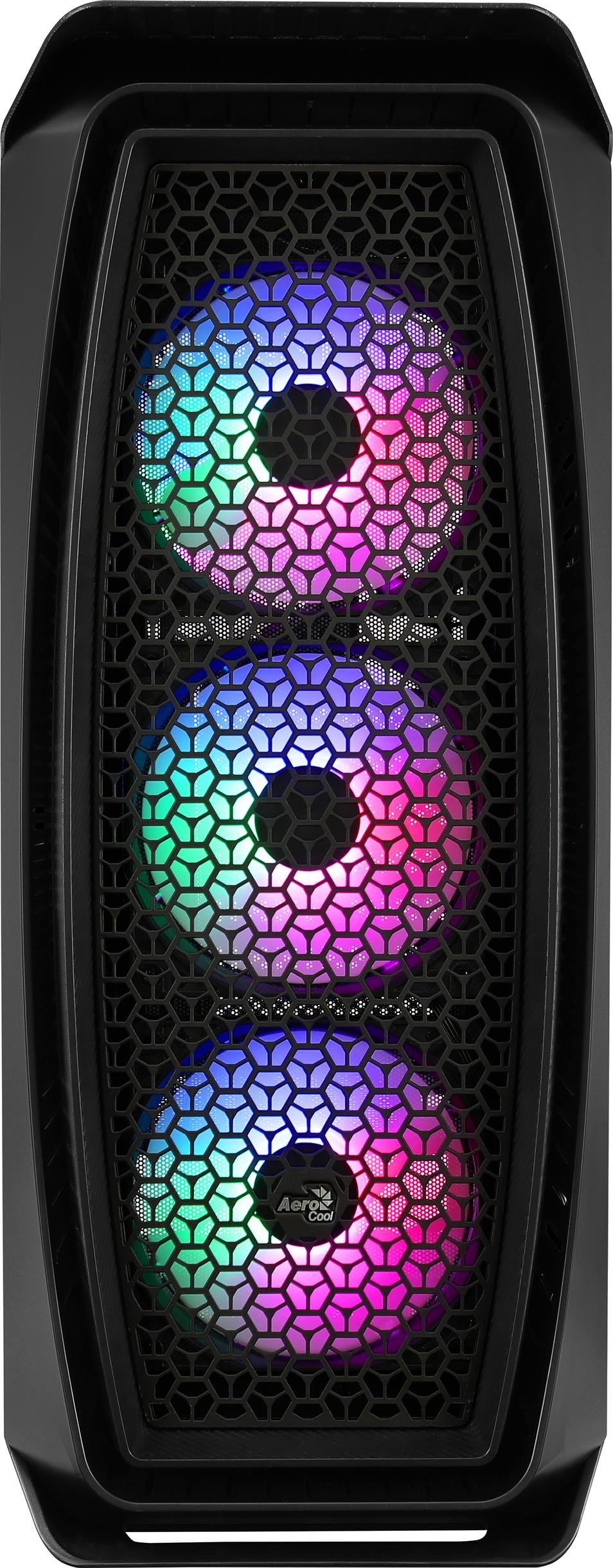 Caja AEROCOOL Aero One FrostRGB Negro - PCBox