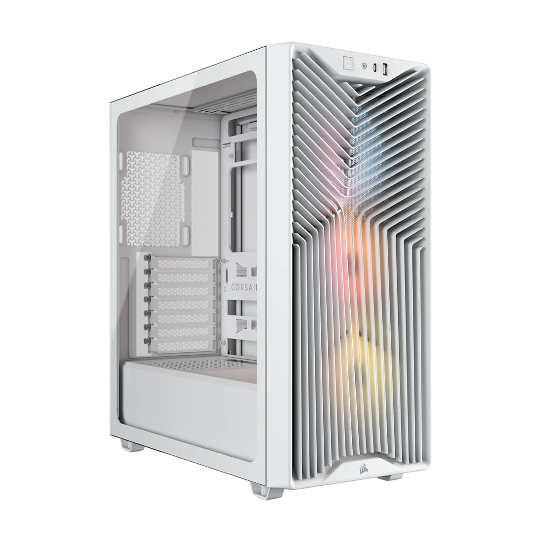 Caja CORSAIR Midi Tower 3200D RS ARGB PC Case RGB Blanco