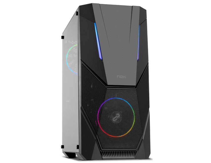 CAJA NOX INFINITY DELTA RGB NEGRO - PCBox ES