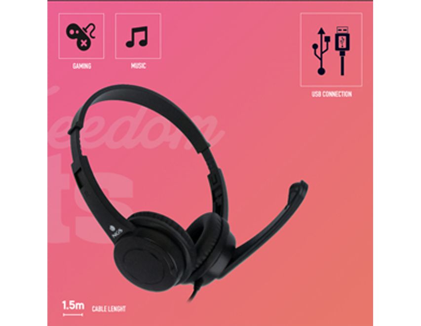 NGS VOX 505 Auricular+Micro USB Control Vol. Negro - PCBox ES