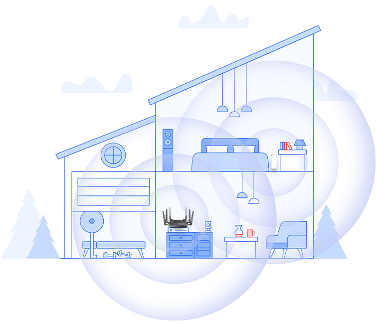 AX1800 MESH WI-FI 6 EXTENSORES DE ALCANCE - PCBox