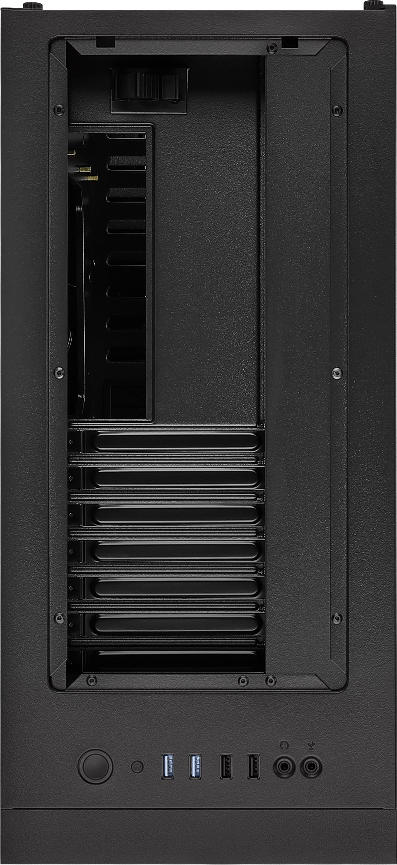 Caja AEROCOOL Flo Saturn FRGB RGB Negro - PCBox