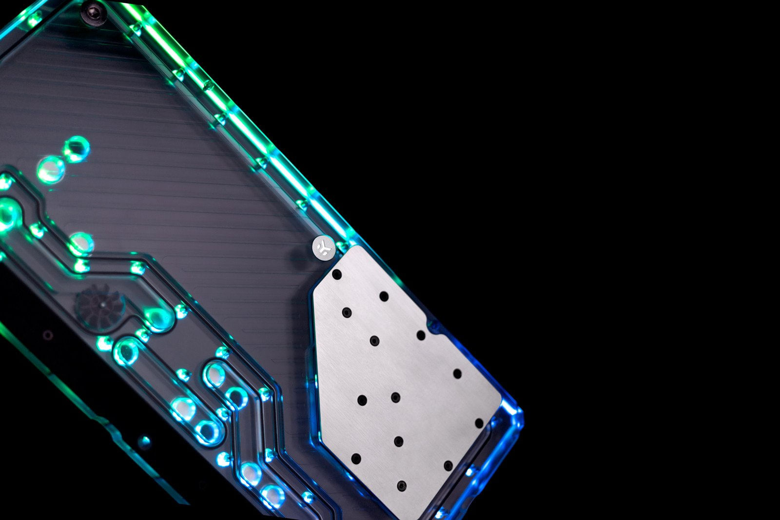 DISTRO PLATE EKWB QUANTUM PC-011D TRANSPARENTE ARGB/DDC 3.1 PWM WATER ...