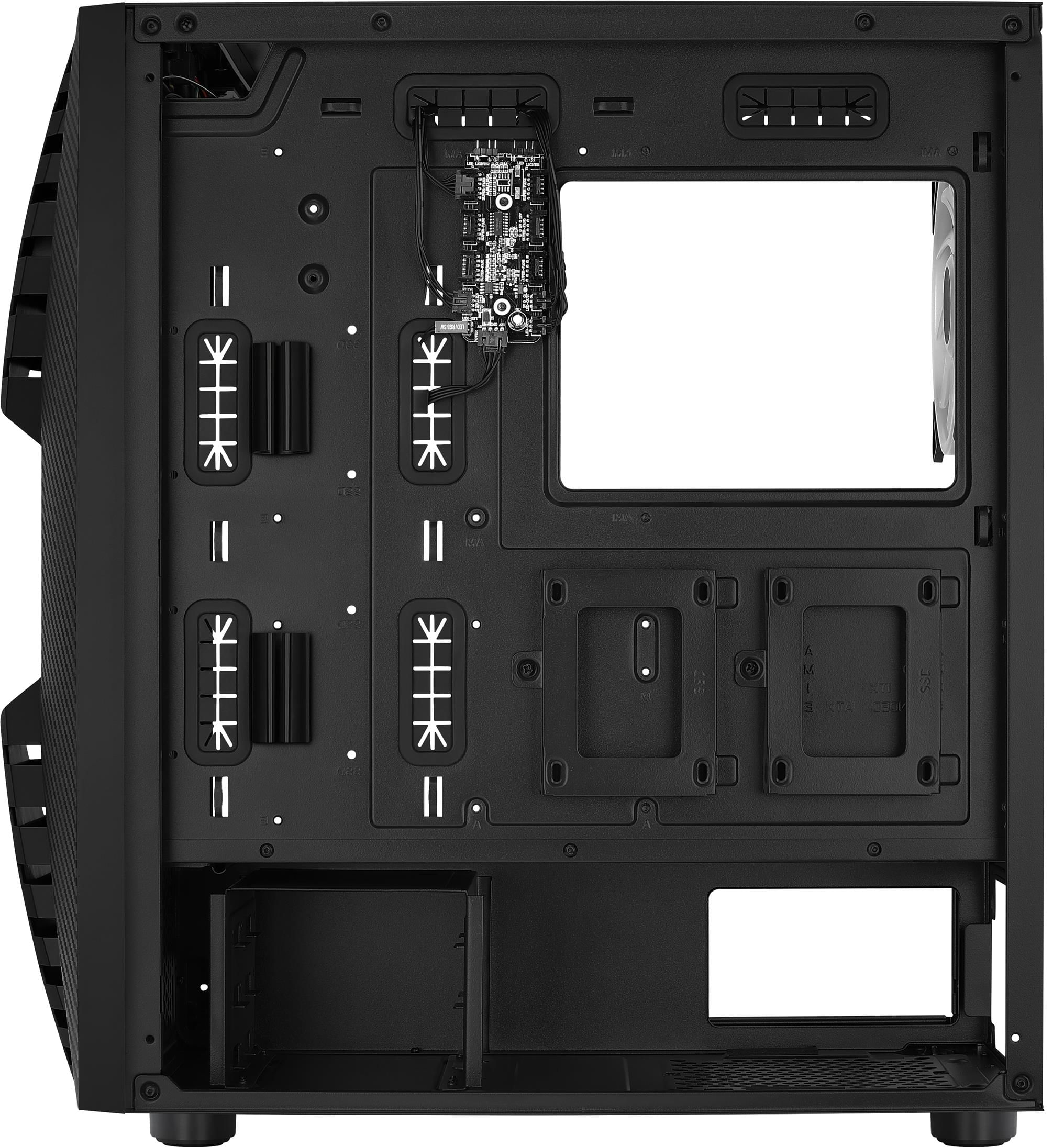 CAJA AEROCOOL CRONUS RGB - NEGRO - PCBox