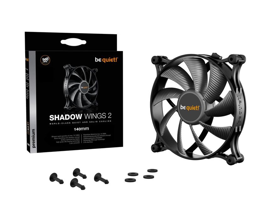 VENTILADOR BEQUIET! SHADOW WINGS 2 140MM - PCBox ES