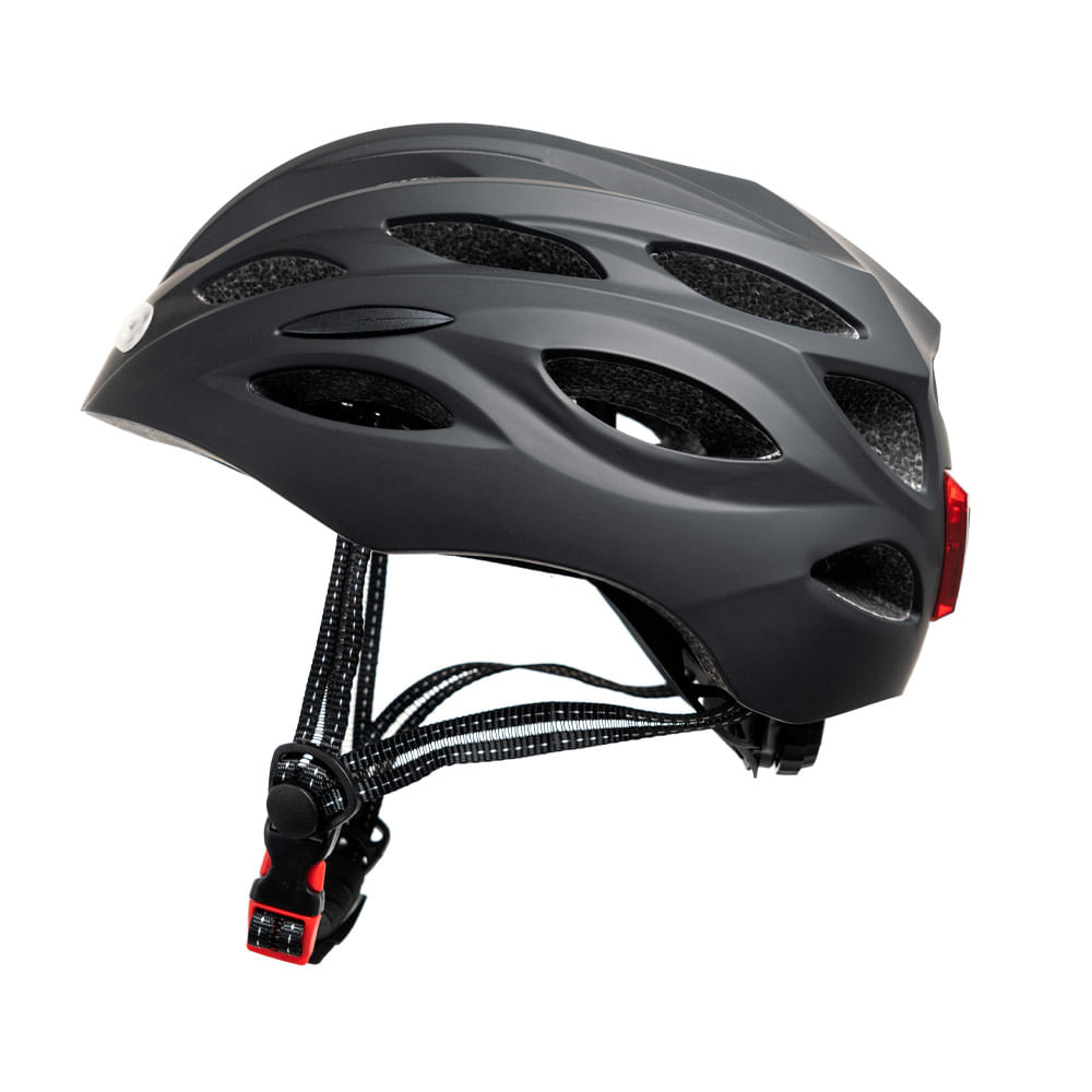 CASCO MTB YOUIN CON LUCES DELANTERA Y TRASTERA – L NEGRO - PCBox