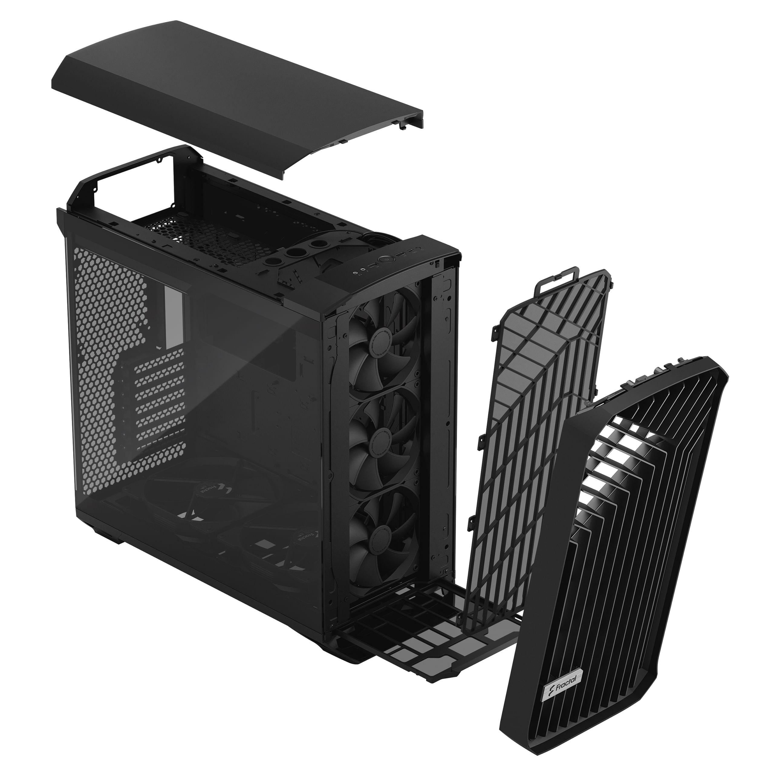 FRACTAL DESIGN CAJA TORRENT NEGRA CRISTAL TEMPLADO LIGHT TINT (FD-C ...