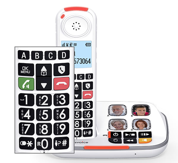TELEFONO SWISSVOICE XTRA 2355 DUO BLANCO - PCBox