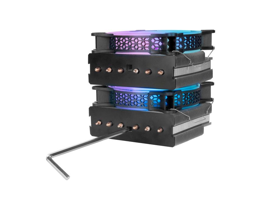 MARS GAMING COOLER MCPU-X 6X HP 300W BLACK - PCBox