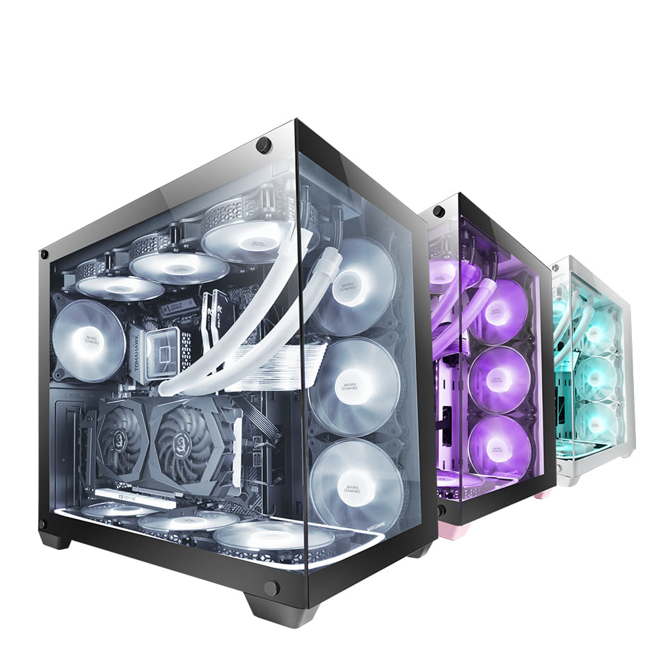 MARS GAMING CASE TOWER E-ATX XXL MCV4 PRETO - PCBox