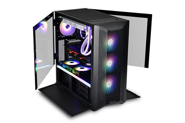 LIAN LI LANCOOL II MESH RGB RGB Negro, Transparente - PCBox