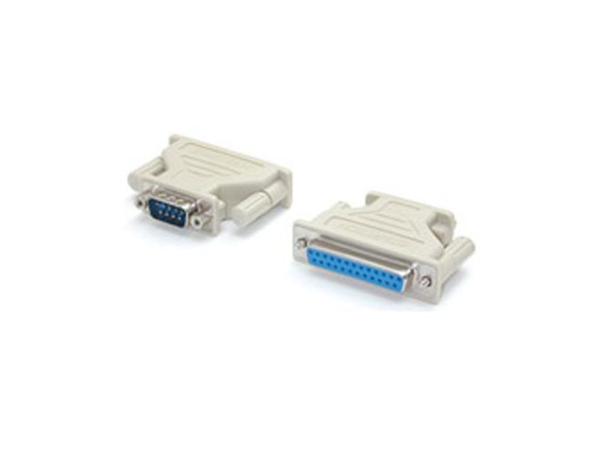 ADAPTADOR CONVERSOR SERIE DB9 A DB9 A DB25 MACHO A HEMB RA - PCBox