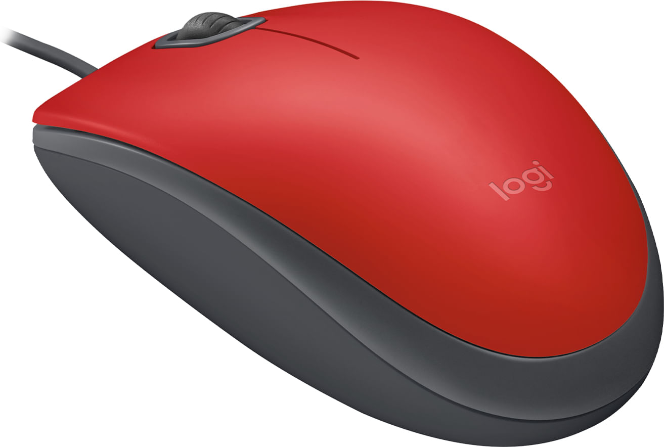LOGITECH M110 SILENT - RED - - PCBox