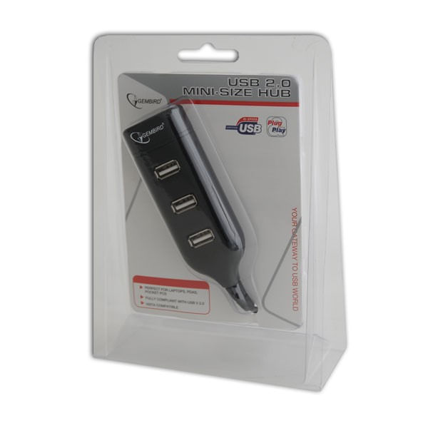 HUB USB GEMBIRD 4 PORTOS USB 2.0 - PCBox