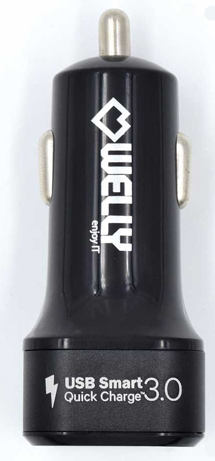Cargador de coche welly enjoy usb tipo-c con carga rapida 3.0 negro ...