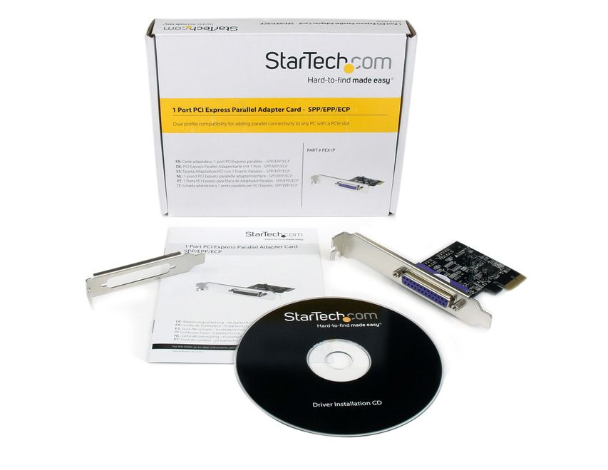 1-PORT PARALLEL PCIE CARD - PCI EXPRESS TO PARALLEL DB25 LPT C AR ...