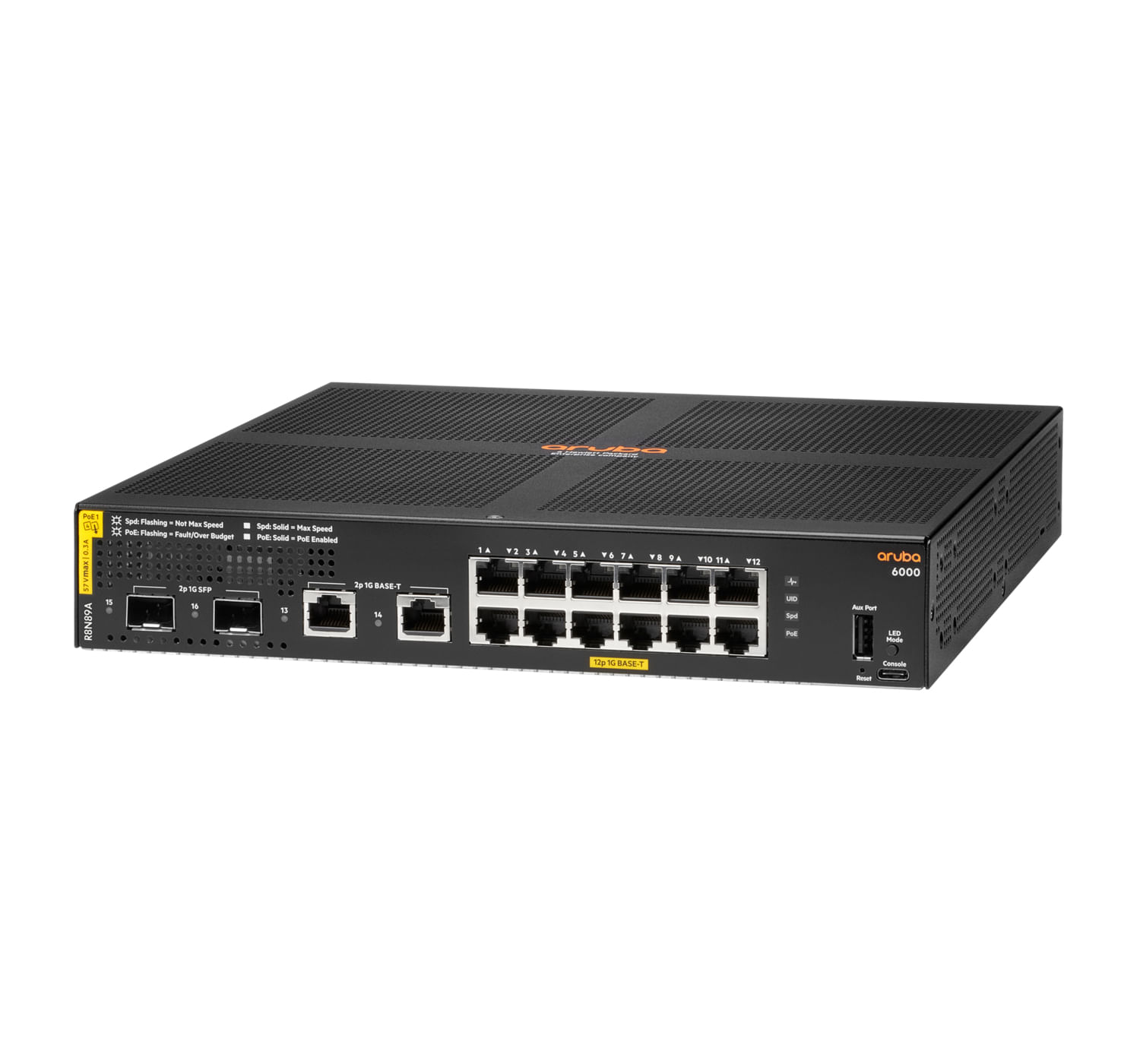 ARUBA 6000 12G CL4 2SFP 139W SW CH - PCBox