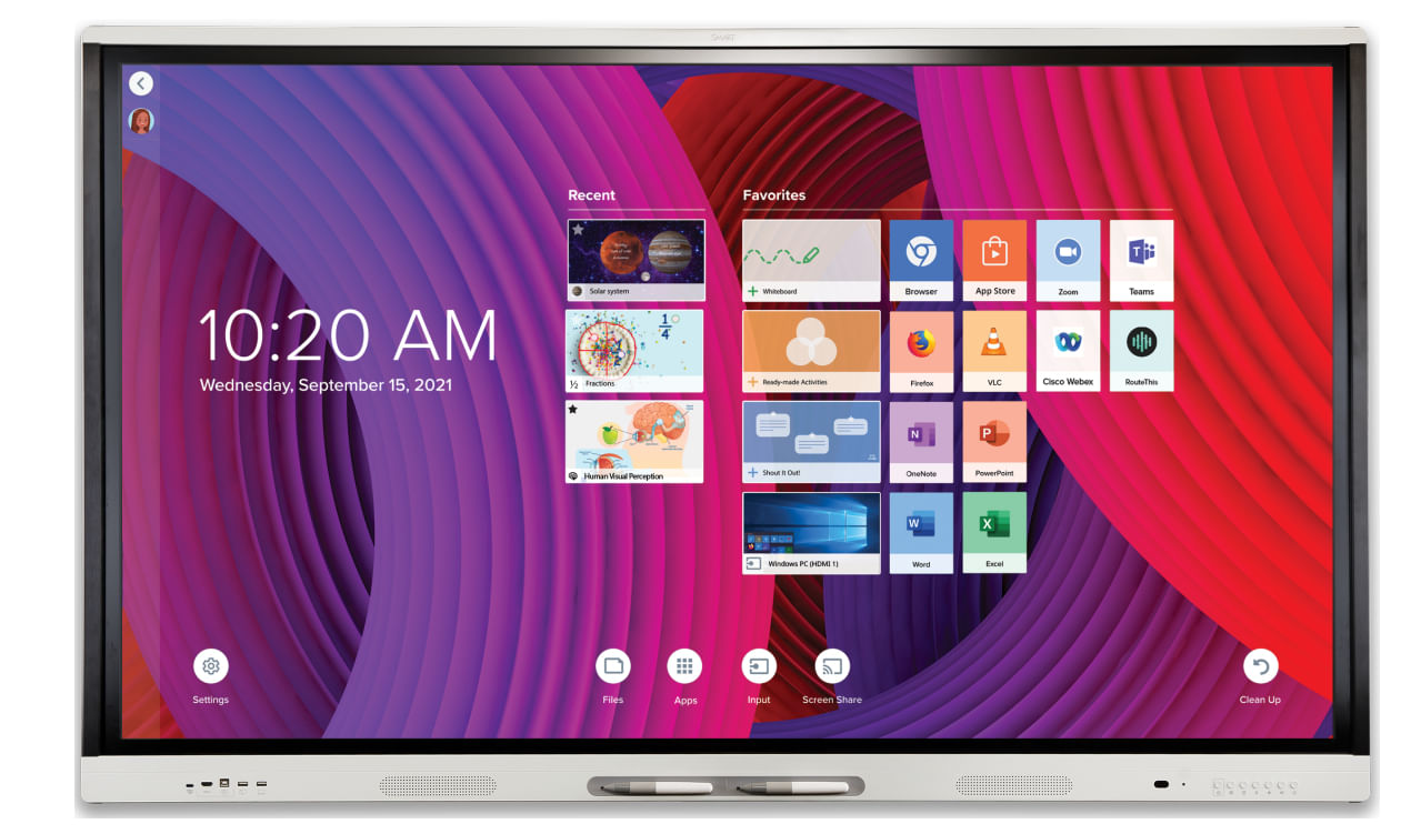 SMART BOARD MX075-V3 INTERACTIVE DISPLAY WITH IQ AND SMART LEARNING ...