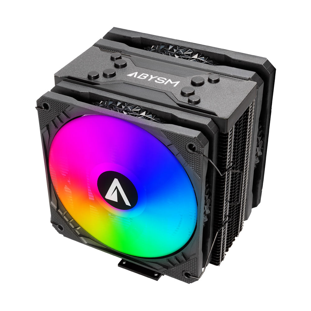CPU AIR COOLER SNOW IV BLACK ARGB - ABYSM - - PCBox