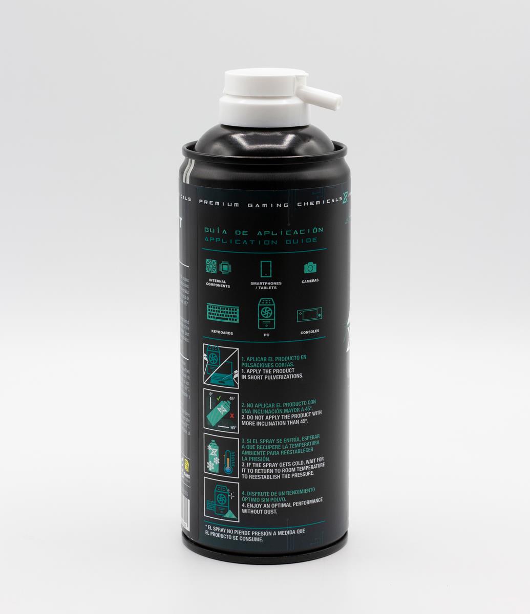 GHOST SYNCTECH SPRAY REMOVEDOR DE PÓ 300ml CÂNULA DE EXTENSÃO DE ALTA PRESSÃO SEM ODOR - PCBox